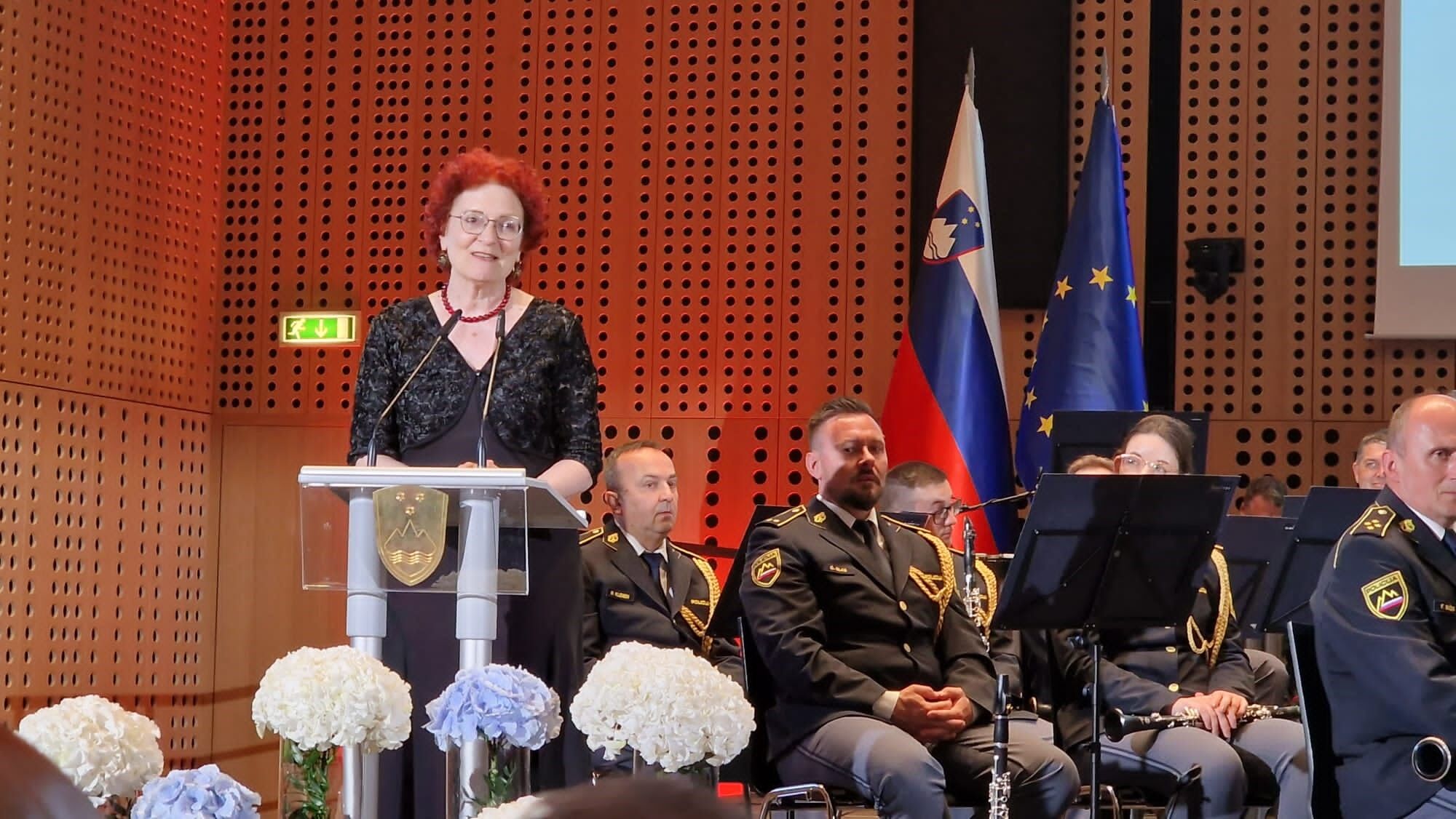 Dr. Andrea Ammon attended a ceremony to mark 100 years of public health ...