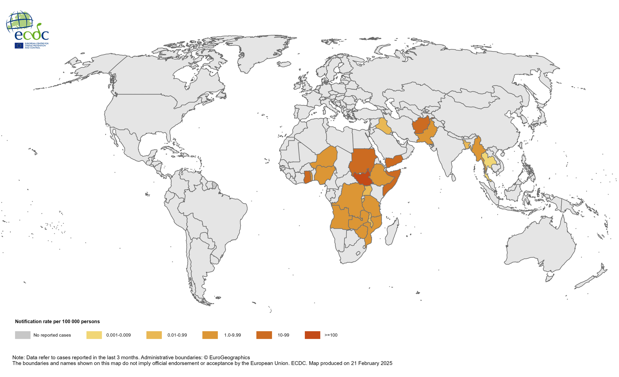 Cholera worldwide overview