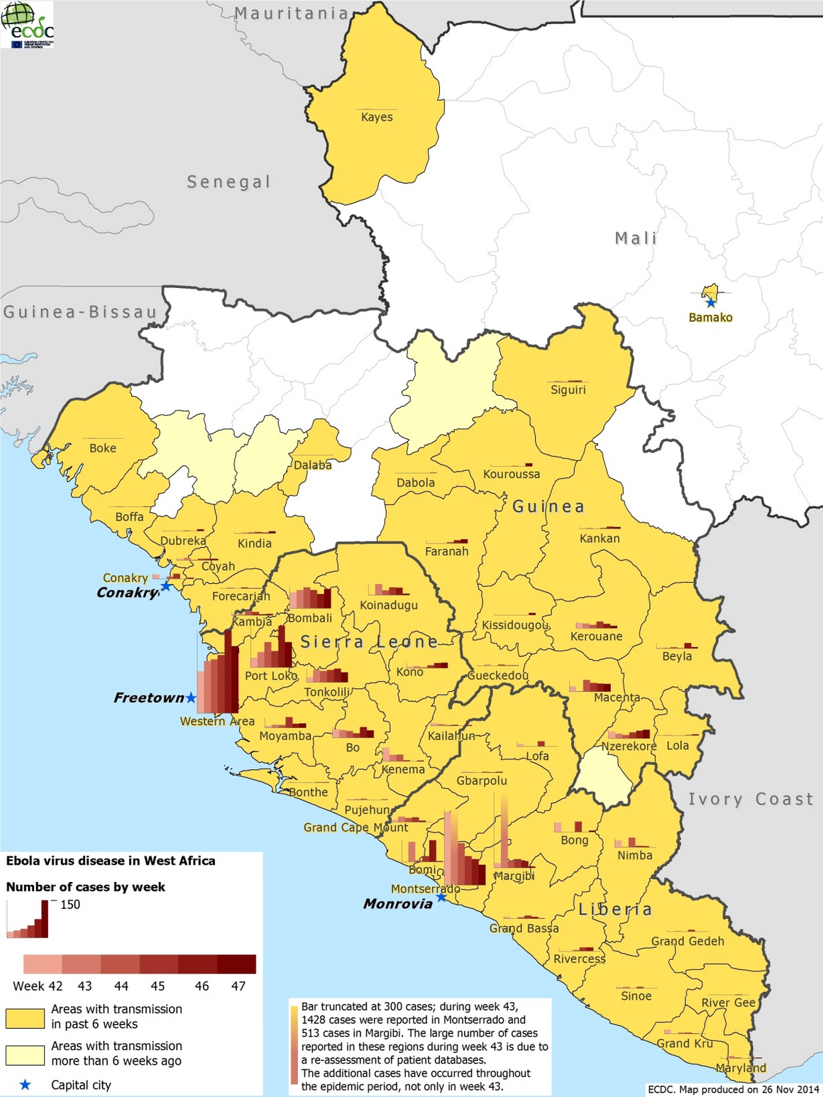 Epidemiological update: Outbreak of Ebola virus disease in West Africa Epidemiological update: Outbreak of Ebola virus disease in West Africa