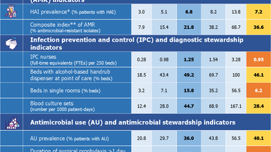 Infographics about antimicrobial resistance