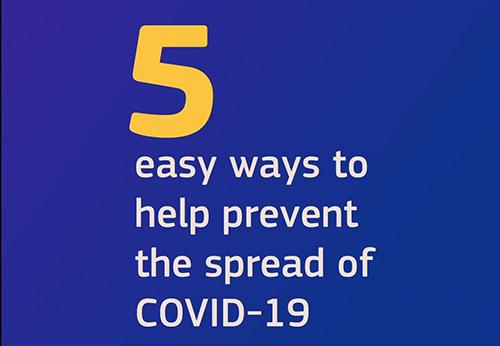 Video on COVID-19: 5 ways to help prevent the spread