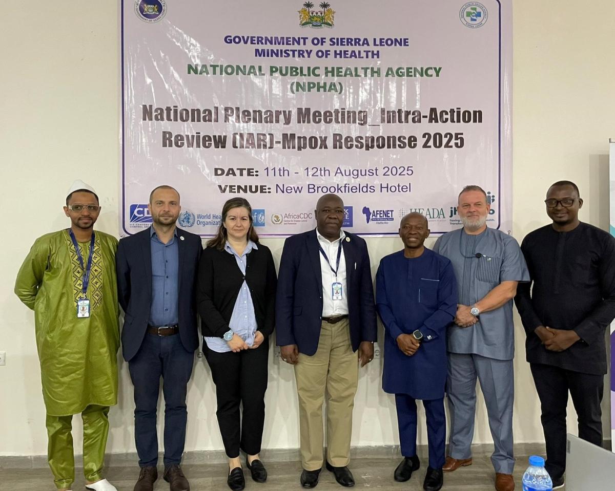 EU Health Task Force deploys ECDC experts to Sierra Leone to support ...