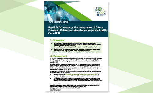 Rapid ECDC advice on the designation of future European Reference ...